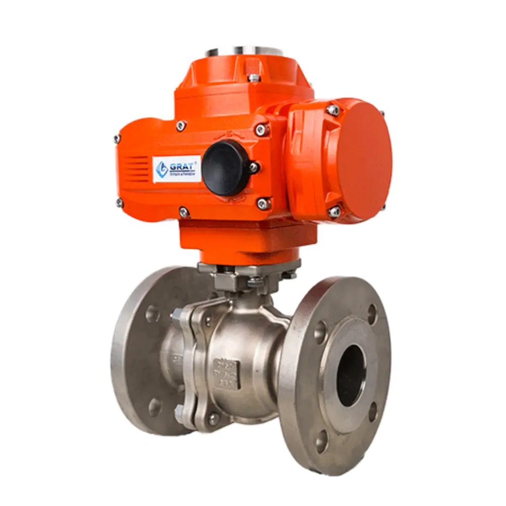 Explosion-proof Electric V-port Control Valve - GRAT Control Valve