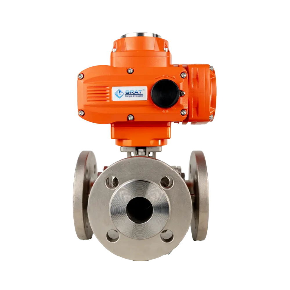 Explosion-proof Electric Three Way Ball Valve - GRAT Control Valve